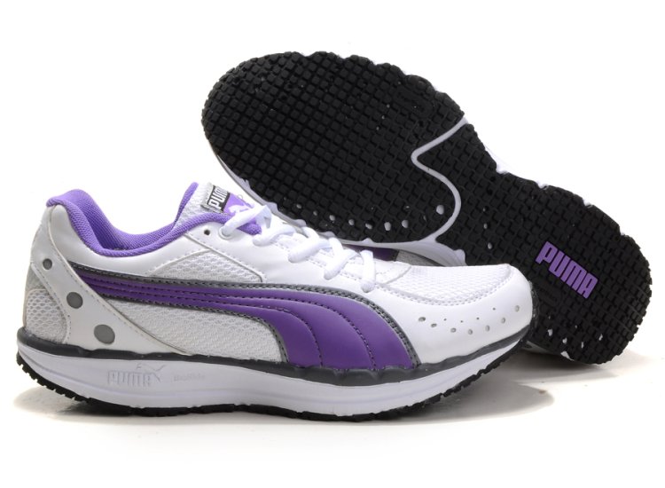 Women's Puma BodyTrain Mesh Toning Shoes White/Purple | Puma BodyTrain ...