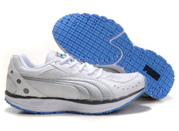 Women's Puma BodyTrain Mesh Toning Shoes White/Blue | Puma BodyTrain ...